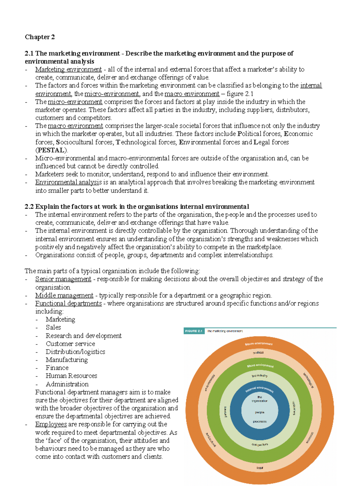 Marketing Foundations Textbook - Chapter 2 - Chapter 2 2 The marketing ...