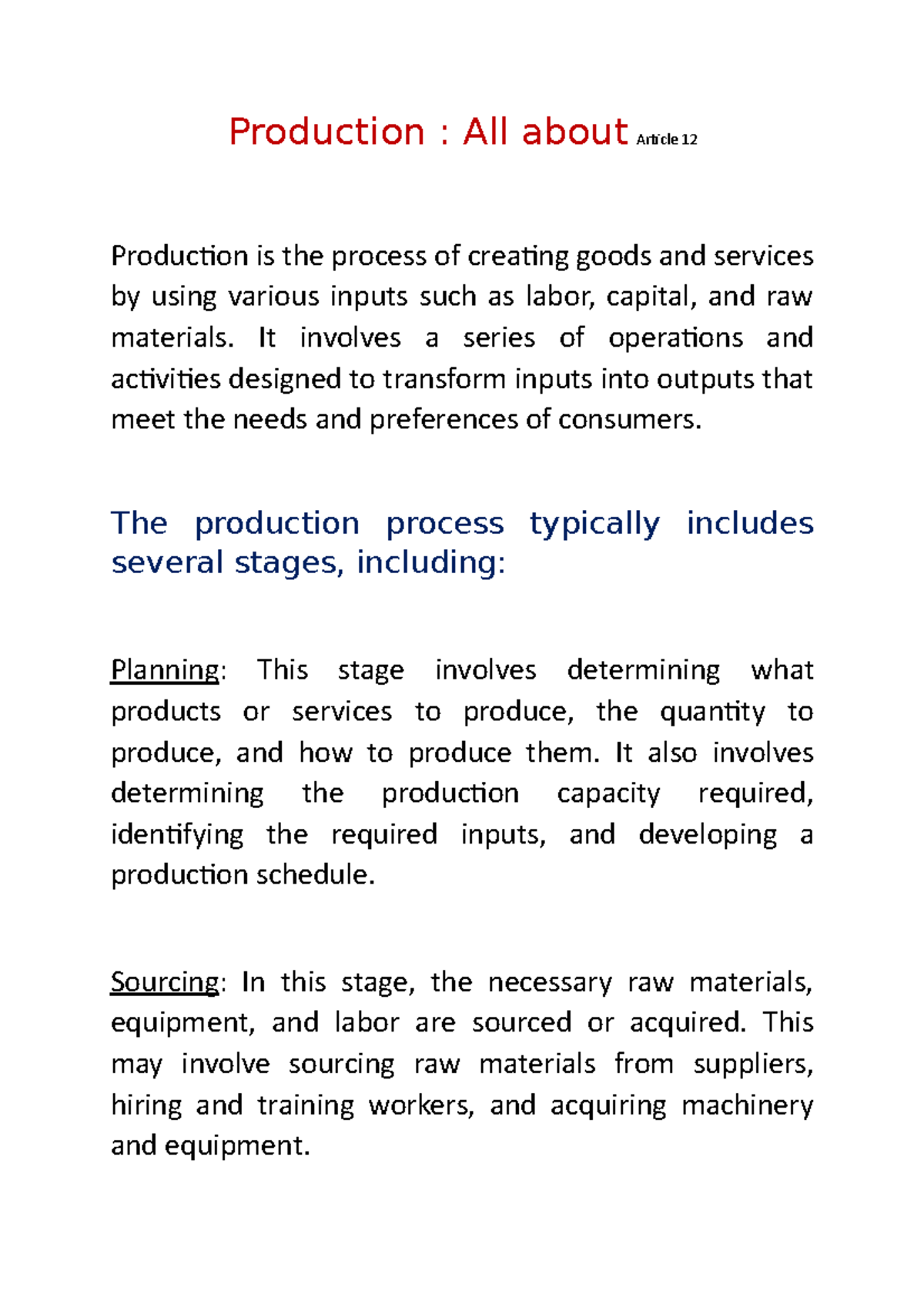 Production Article 12in English - Production : All about Article 12 ...