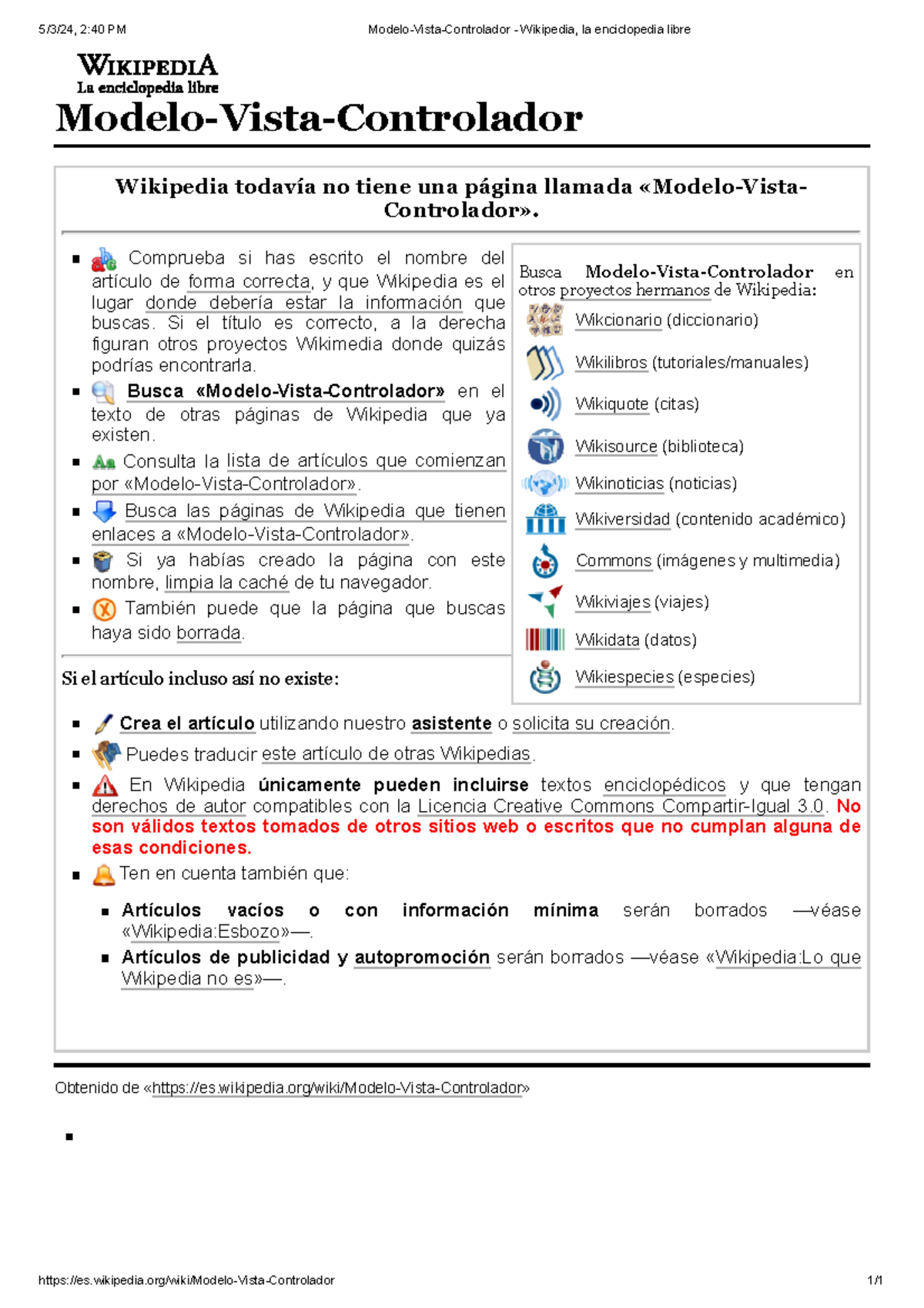 Modelo-Vista-Controlador - Wikipedia, la enciclopedia libre - Busca ...