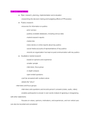 Public Relations Notes - Public Relations Notes Lesson 1: VOCAB ...