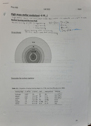Phys460 classnotes - Notes for fundamental stellar properties, gas ...
