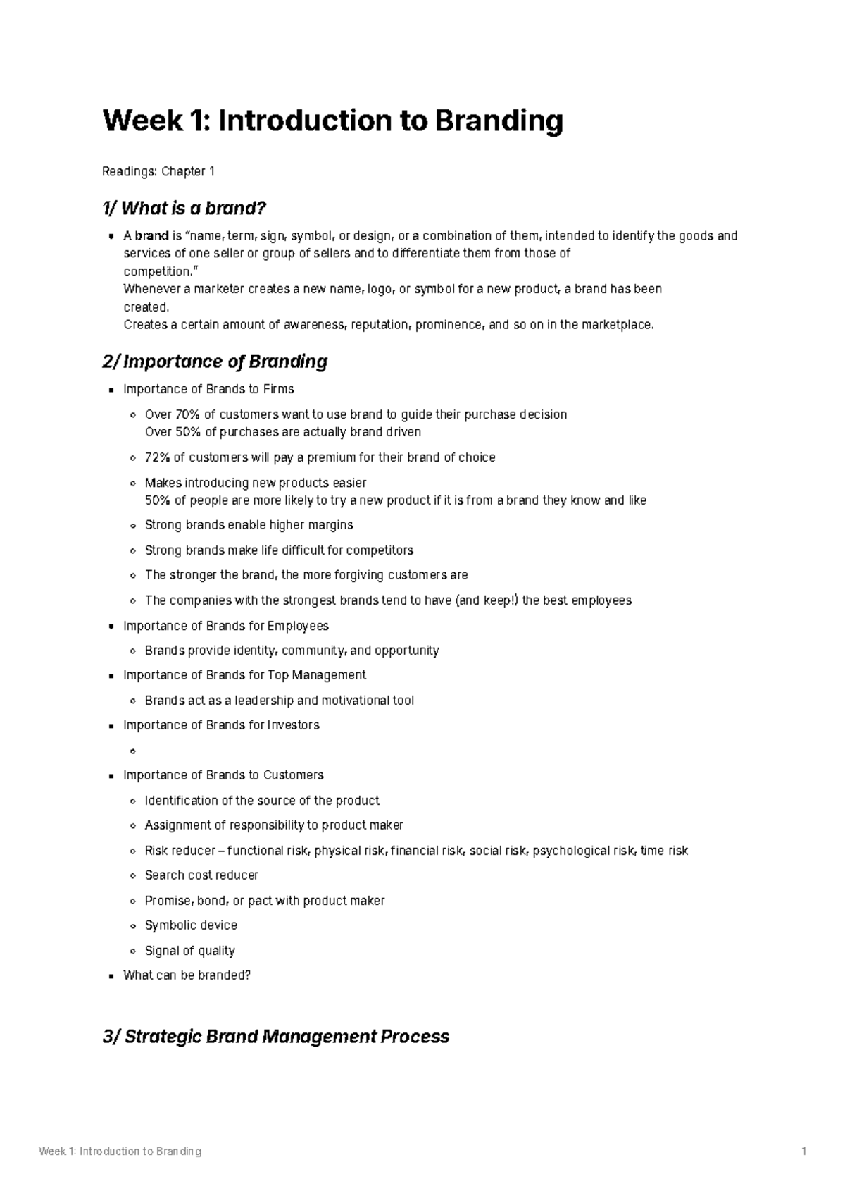 Week 1 Introduction to Branding 61a359d2108d484fa59ba6253671331 e ...
