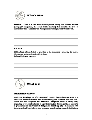 G12MIL Lesson 5 - SHS MIL Grade 12 - Lesson 5 Types of Media Media and ...