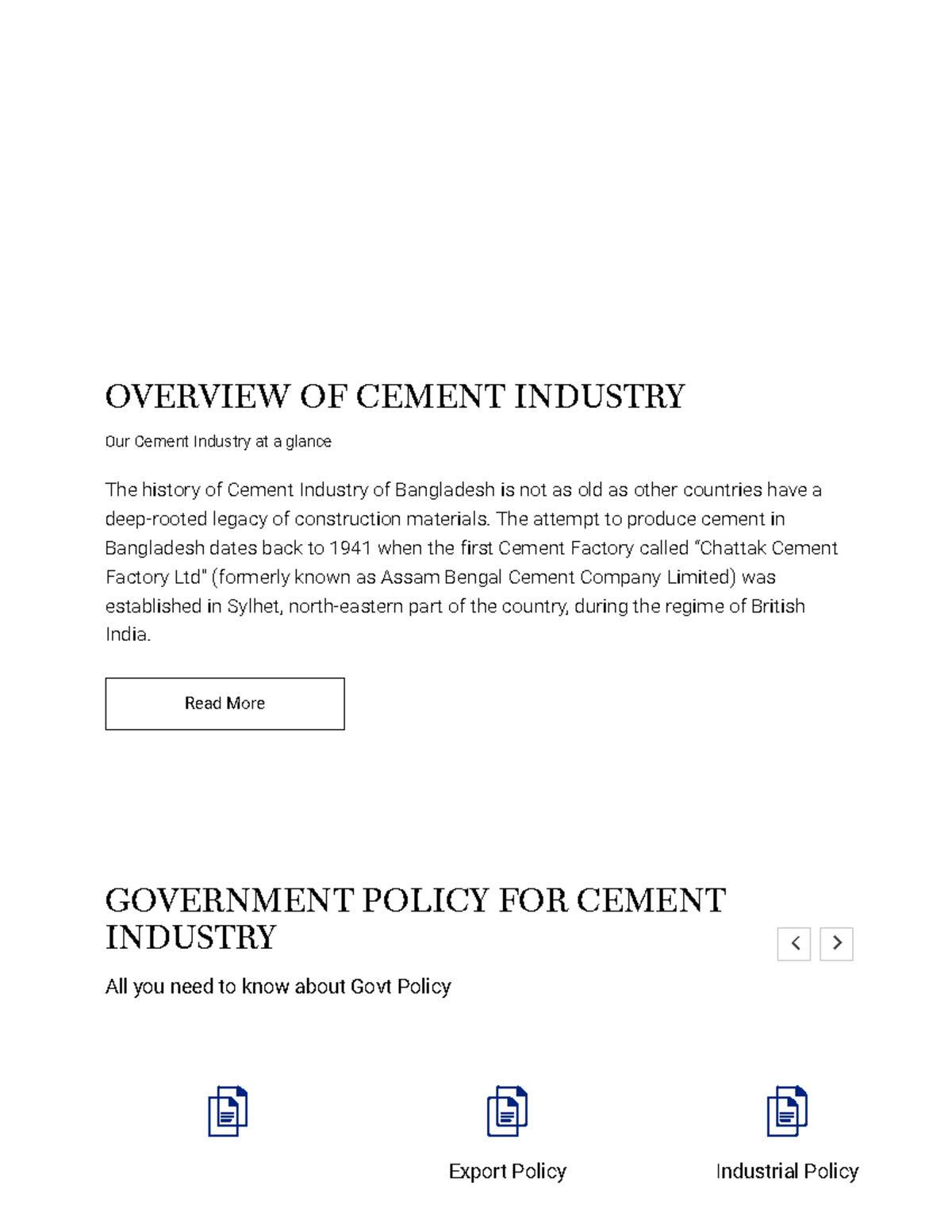 Cement Industry Bangladesh Cement Manufacturers Association (BCMA ...