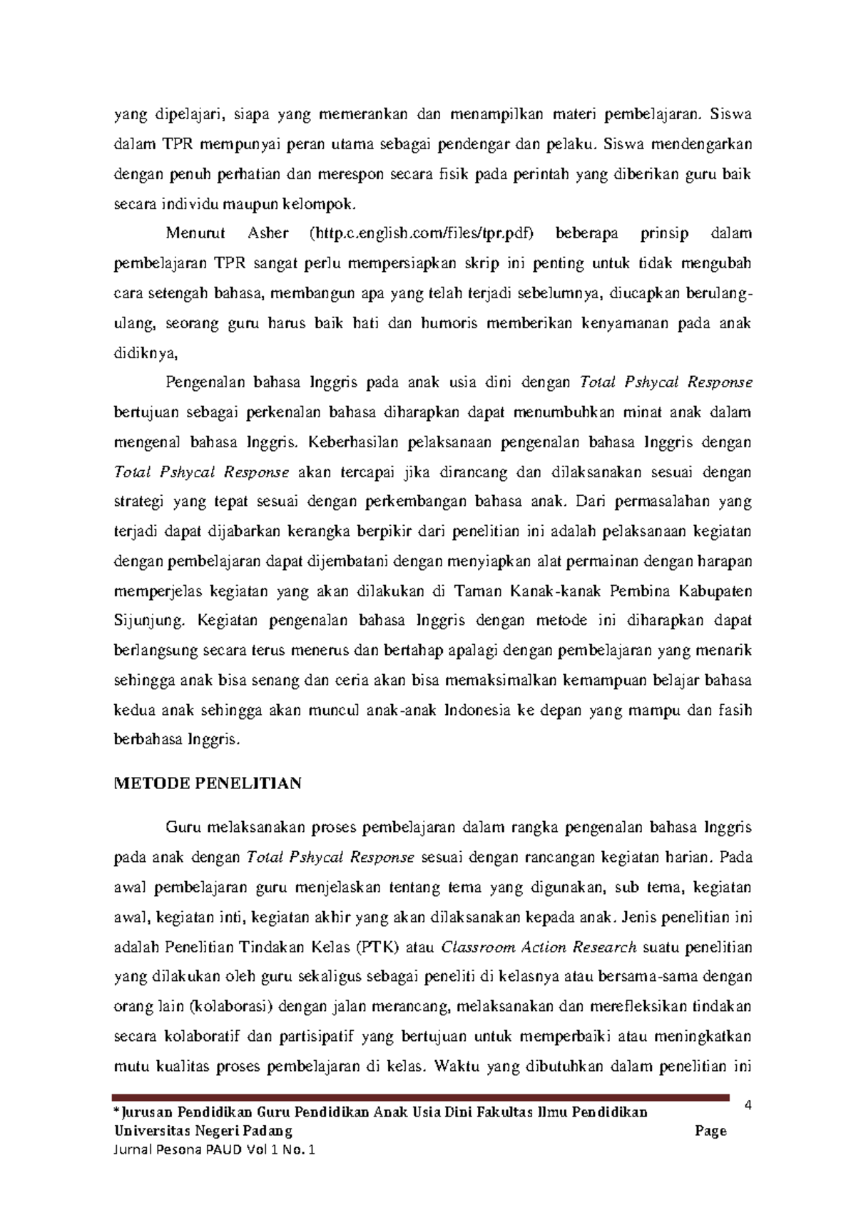 158656 ID peningkatan pengenalan bahasa inggris pa 6 - *Jurusan ...