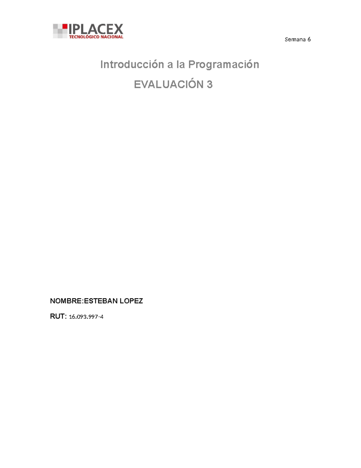Introducción A LA Programación 22-01-2024 - Introducción a la ...