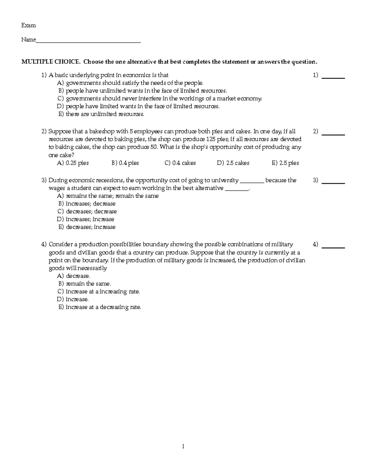 Final Exam 2019, answers - Exam Name ...