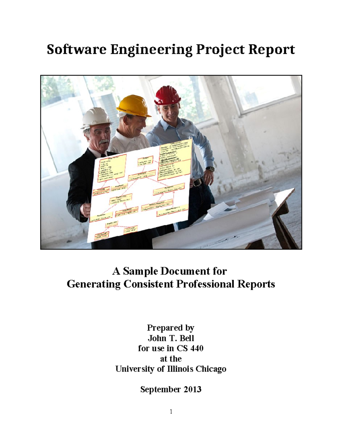 SE Project Report Template - Software Engineering Project Report A ...