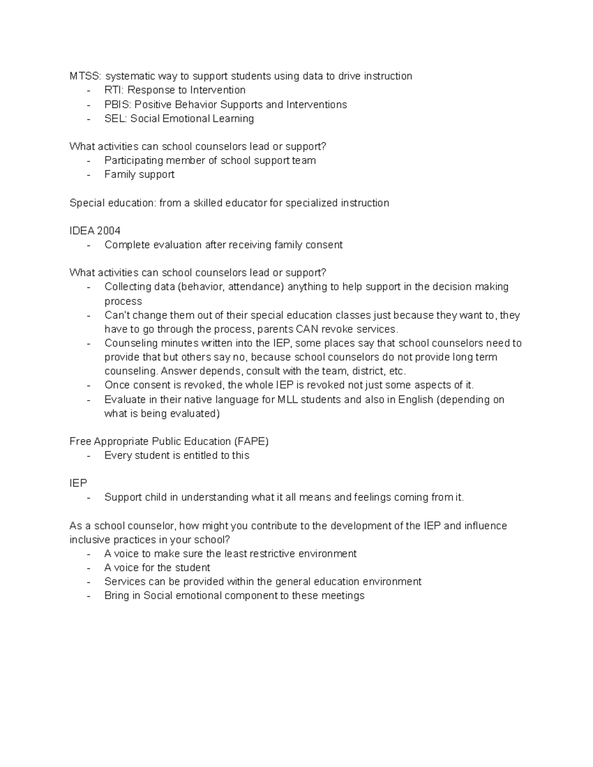 Special Education - MTSS: systematic way to support students using data ...