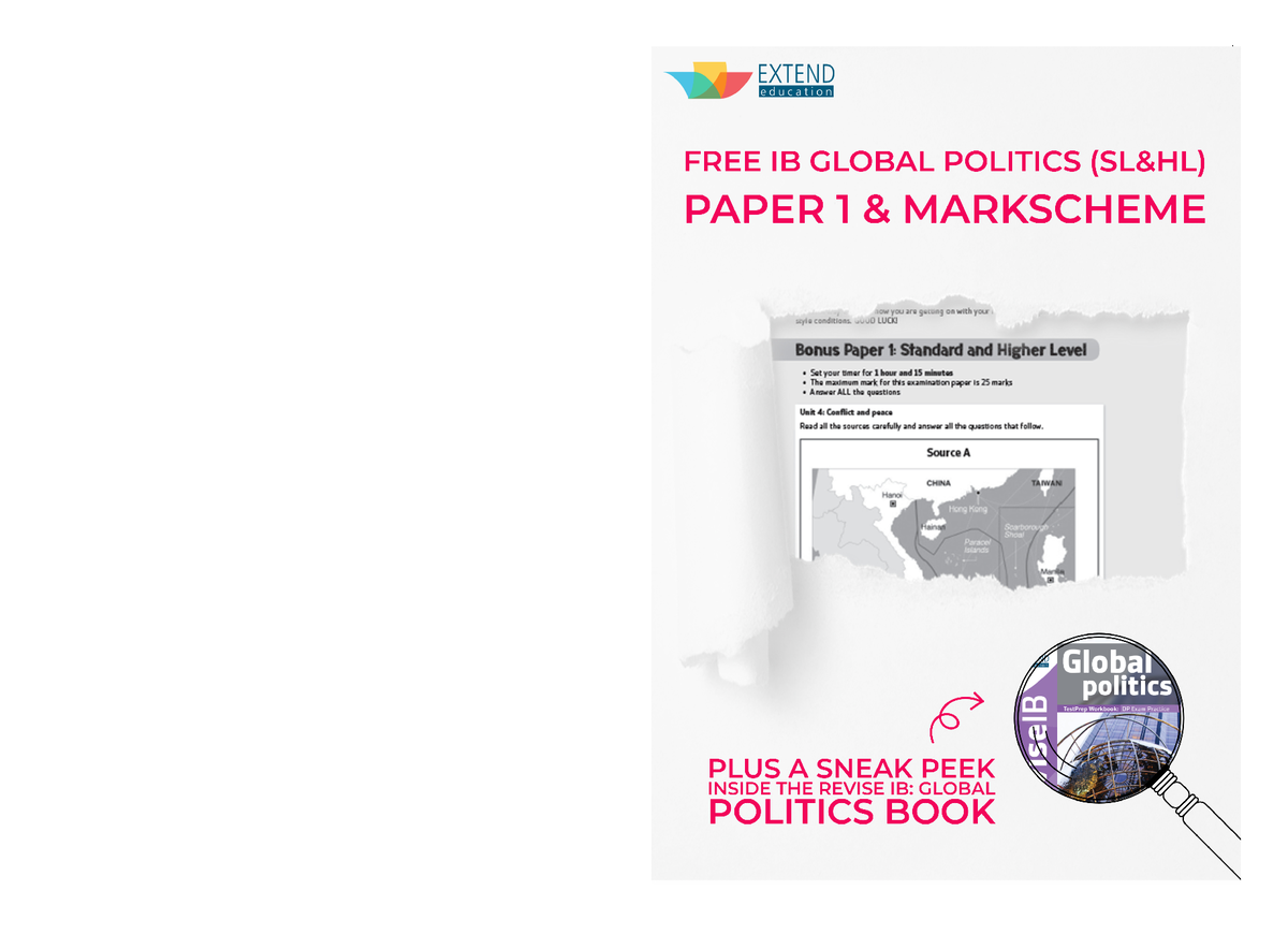 Global Politics Test Prep Paper 1 - ####### Published by Extend ...
