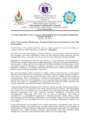 BSP Encampment 2022 Narrative Report - Republic of the Philippines ...