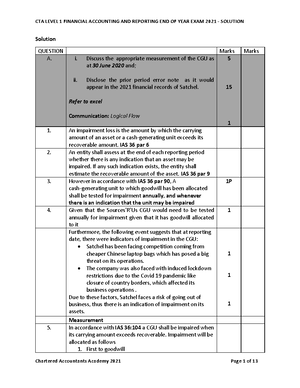 CTA 1 FT JAN Audit EOS- Scenario final - APPLIED AUDITING AND ...