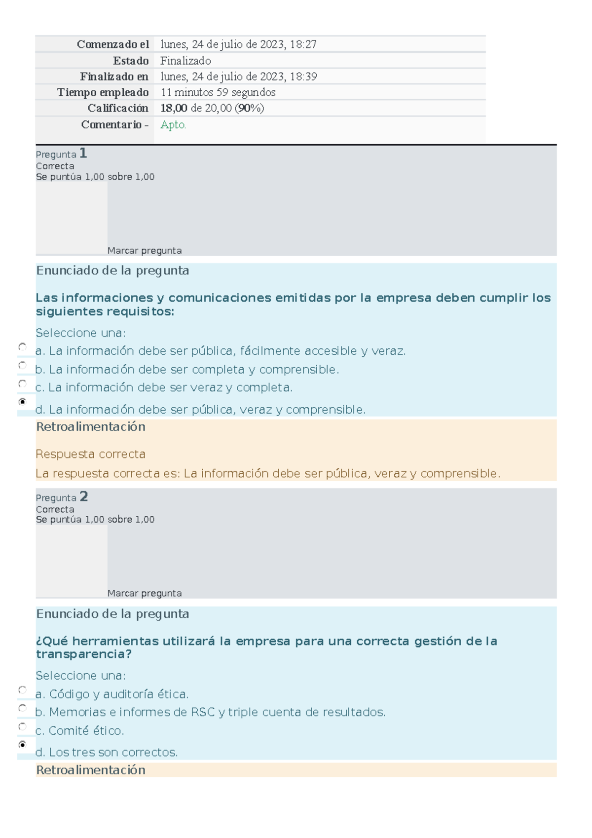 Tema 3 - EJERCICIOS MÓDULO 7 - Comenzado el lunes, 24 de julio de 2023 ...
