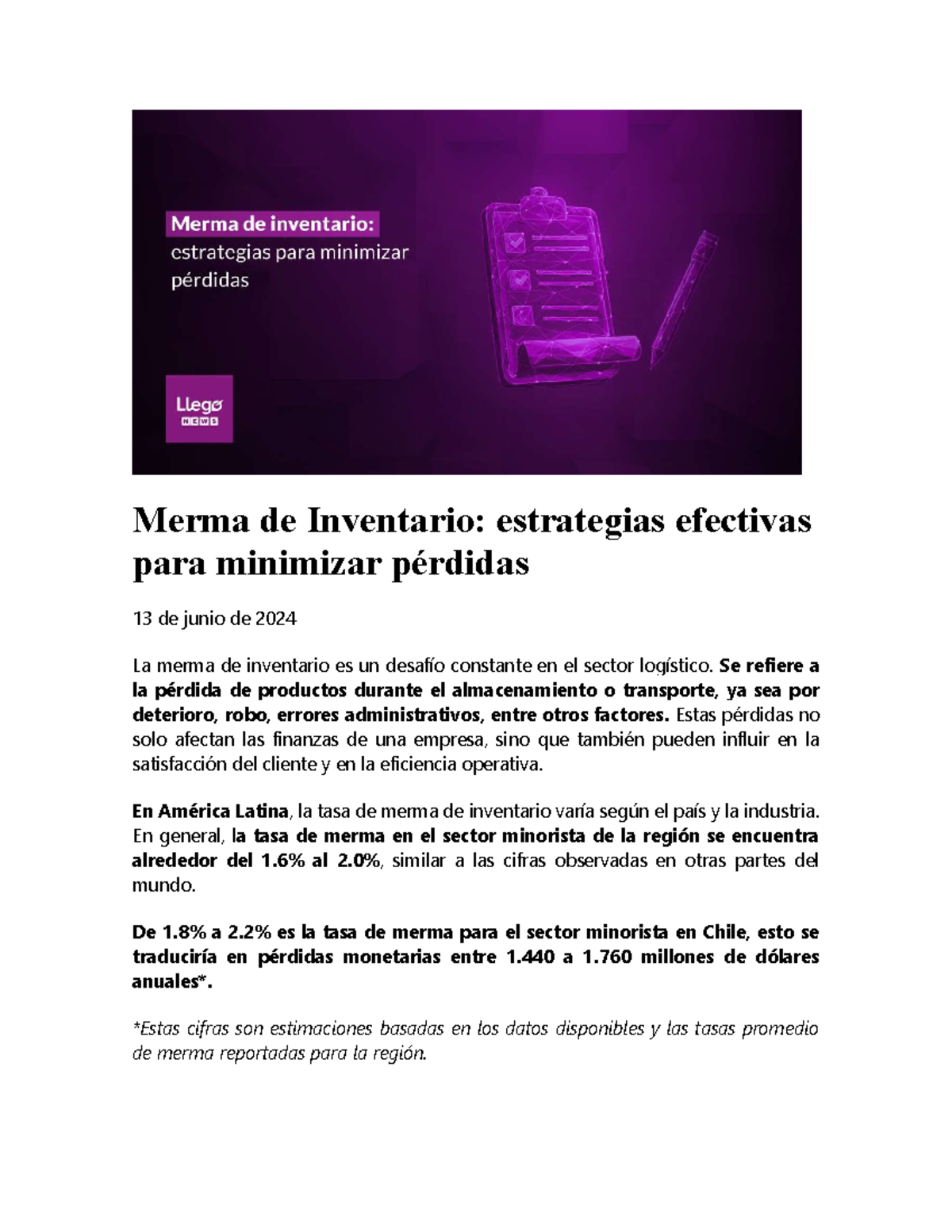 Merma de Inventario - Se refiere a la pérdida de productos durante el ...