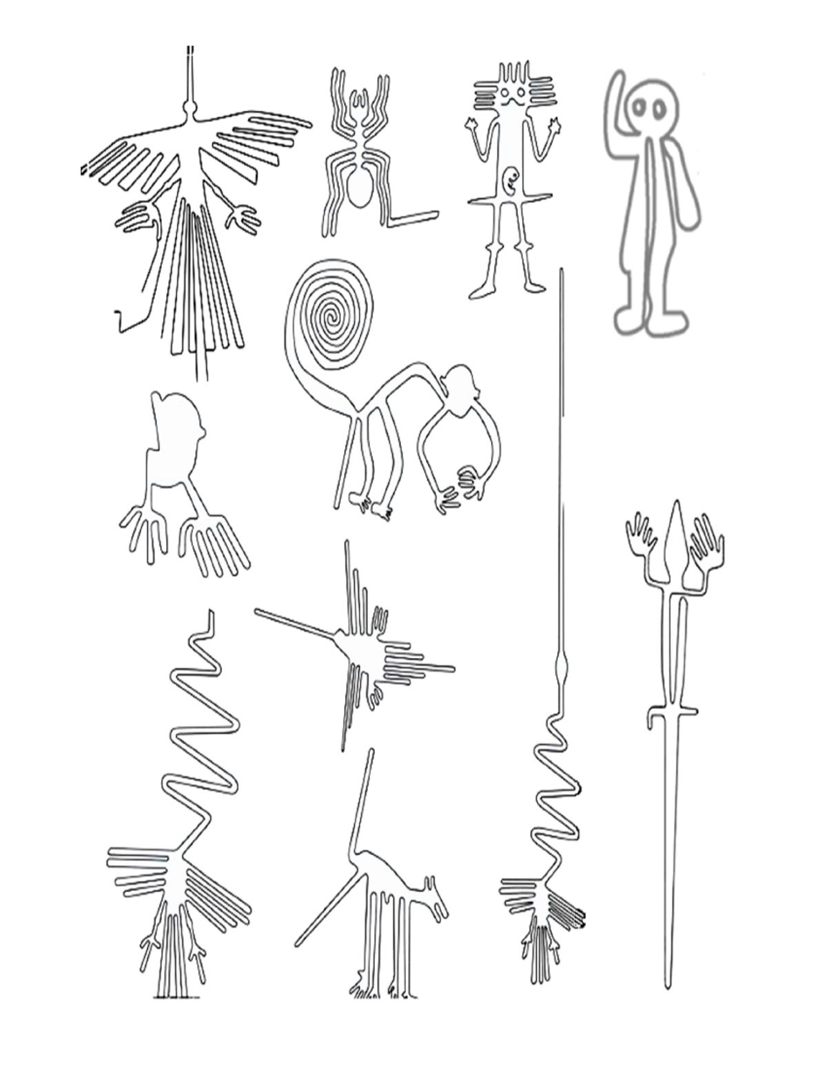 Dibujo de las lineas de nazca - Desarrollo Personal I - m m - Studocu