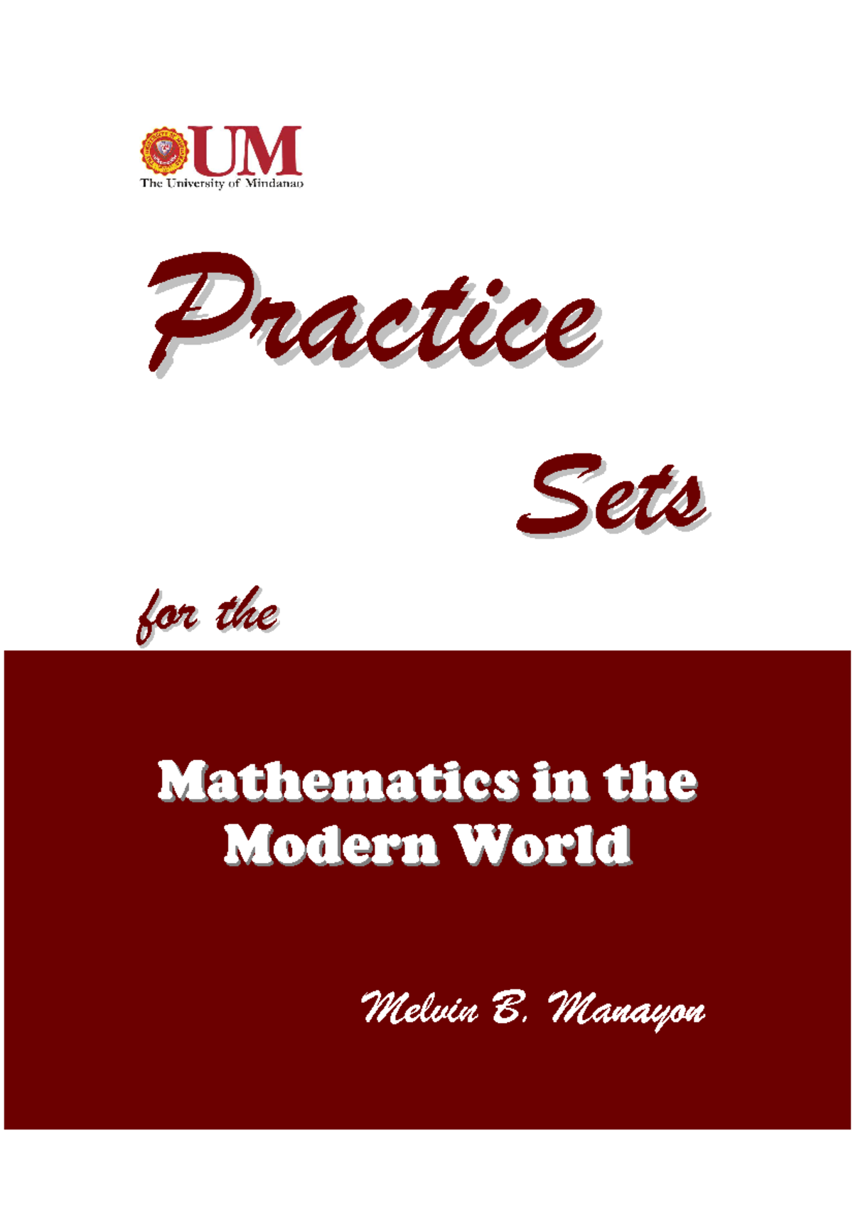 MMW Practice Sets - mathematicaly ...