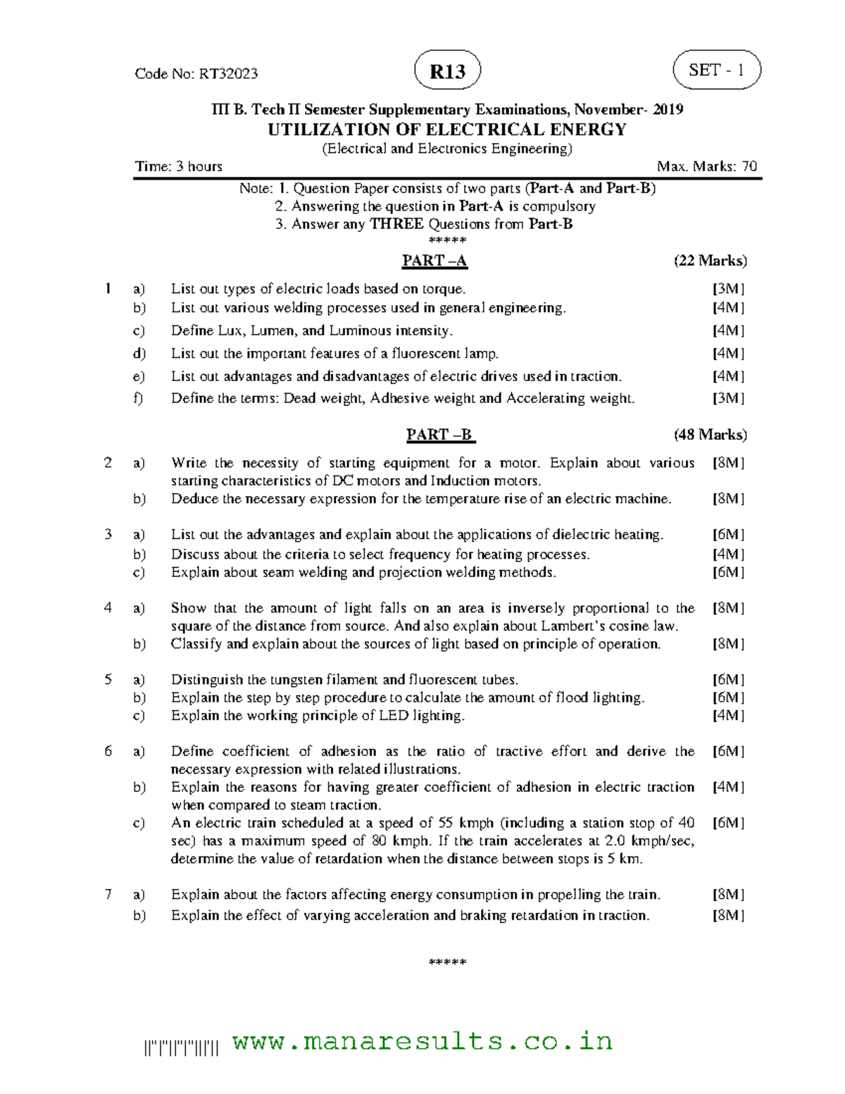 RT32023112019 - **** - ||''|''||''|''|||'|| Code No: RT III B. Tech II ...