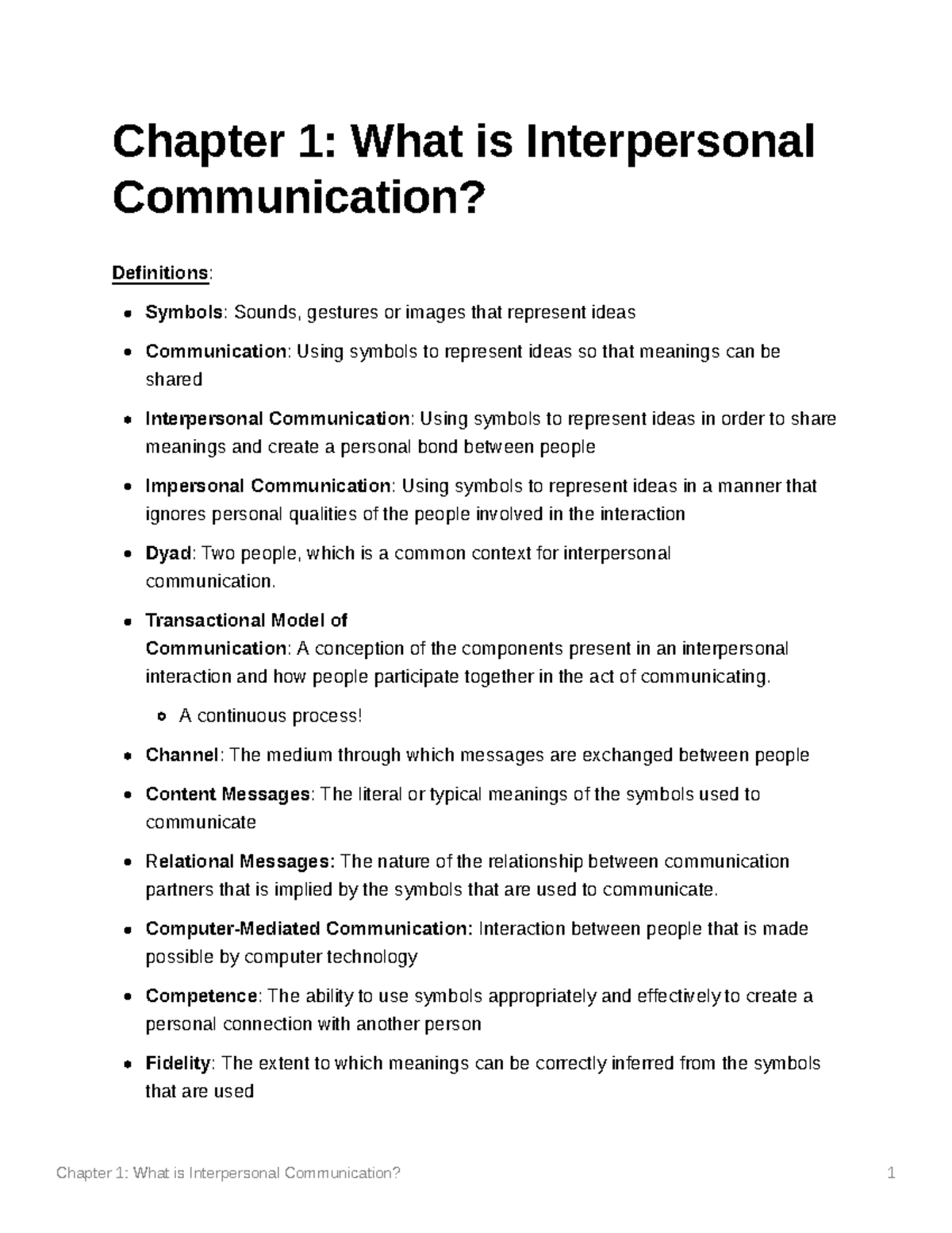 What is Interpersonal Communication? - Transactional Model of ...