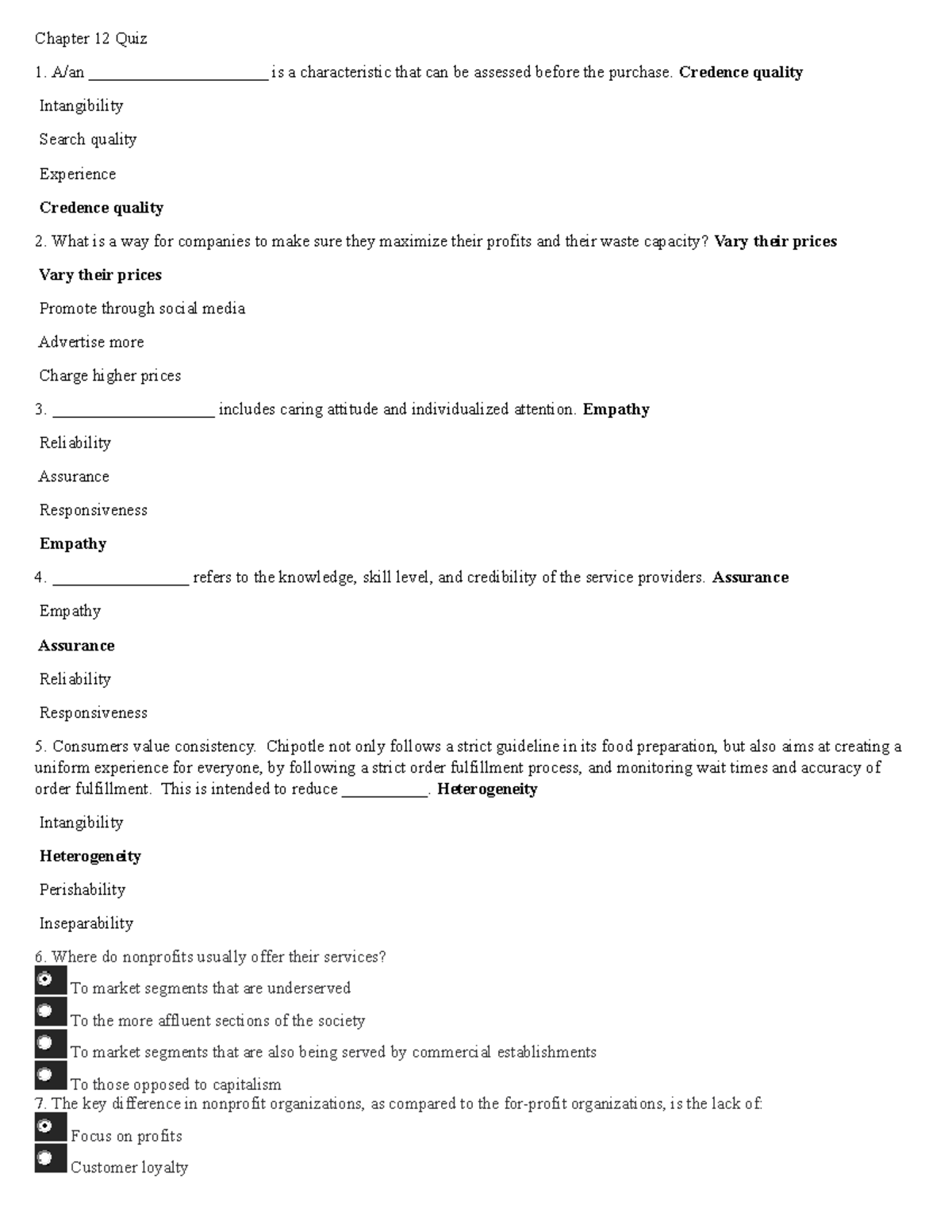 Chapter 12 Quiz - HW Assignments - Chapter 12 Quiz A/an ...