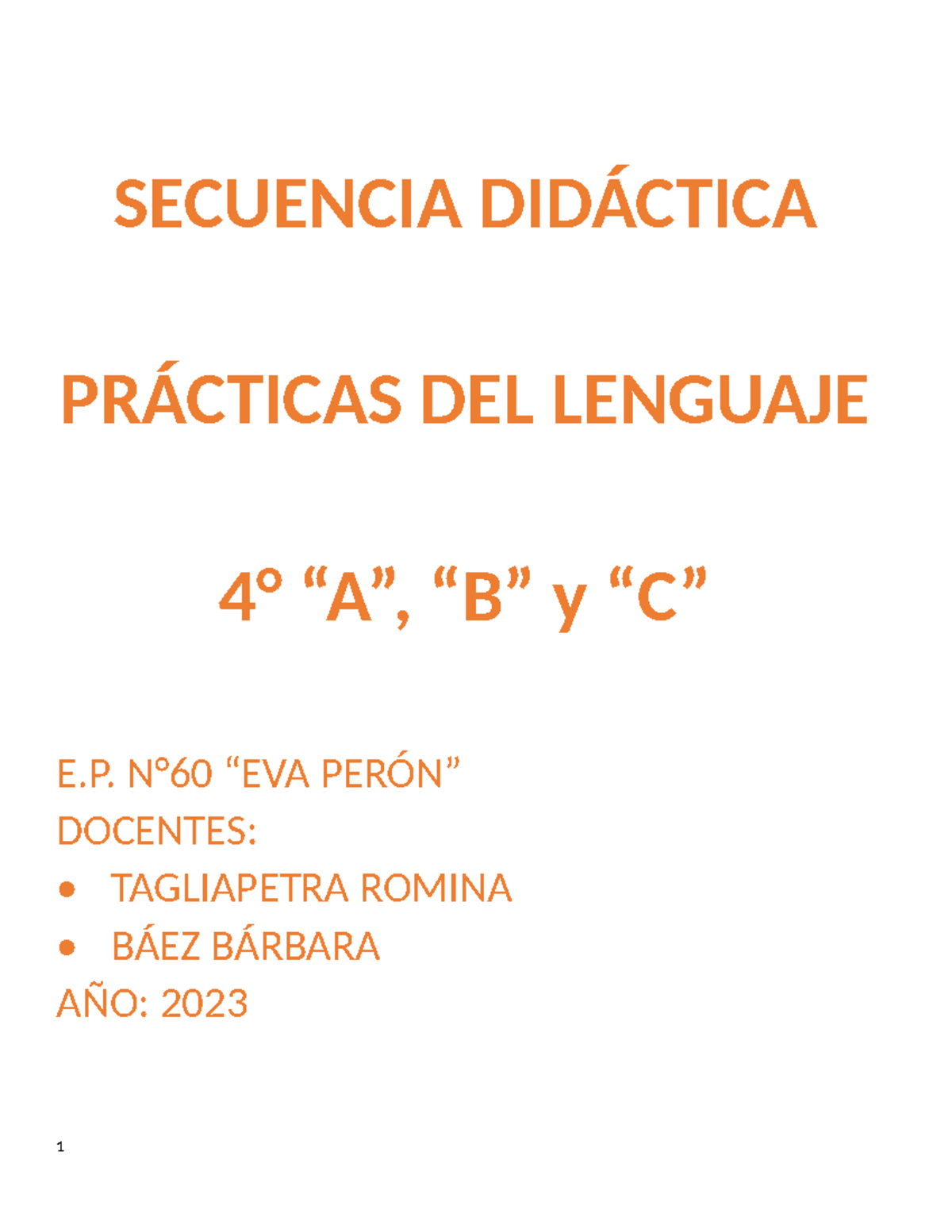 PDL 4to grado de primaria - SECUENCIA DIDÁCTICA PRÁCTICAS DEL LENGUAJE ...