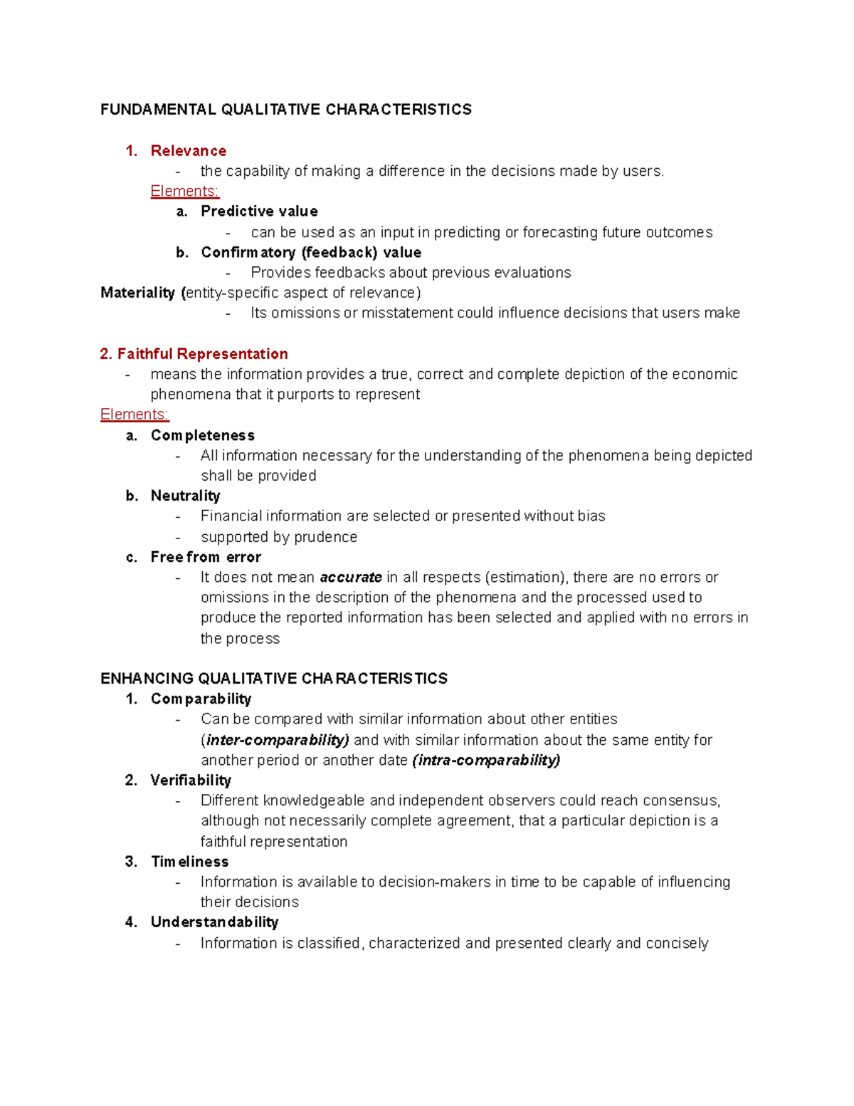 Qualitative Characteristics OF Accounting Information-1 - FUNDAMENTAL ...