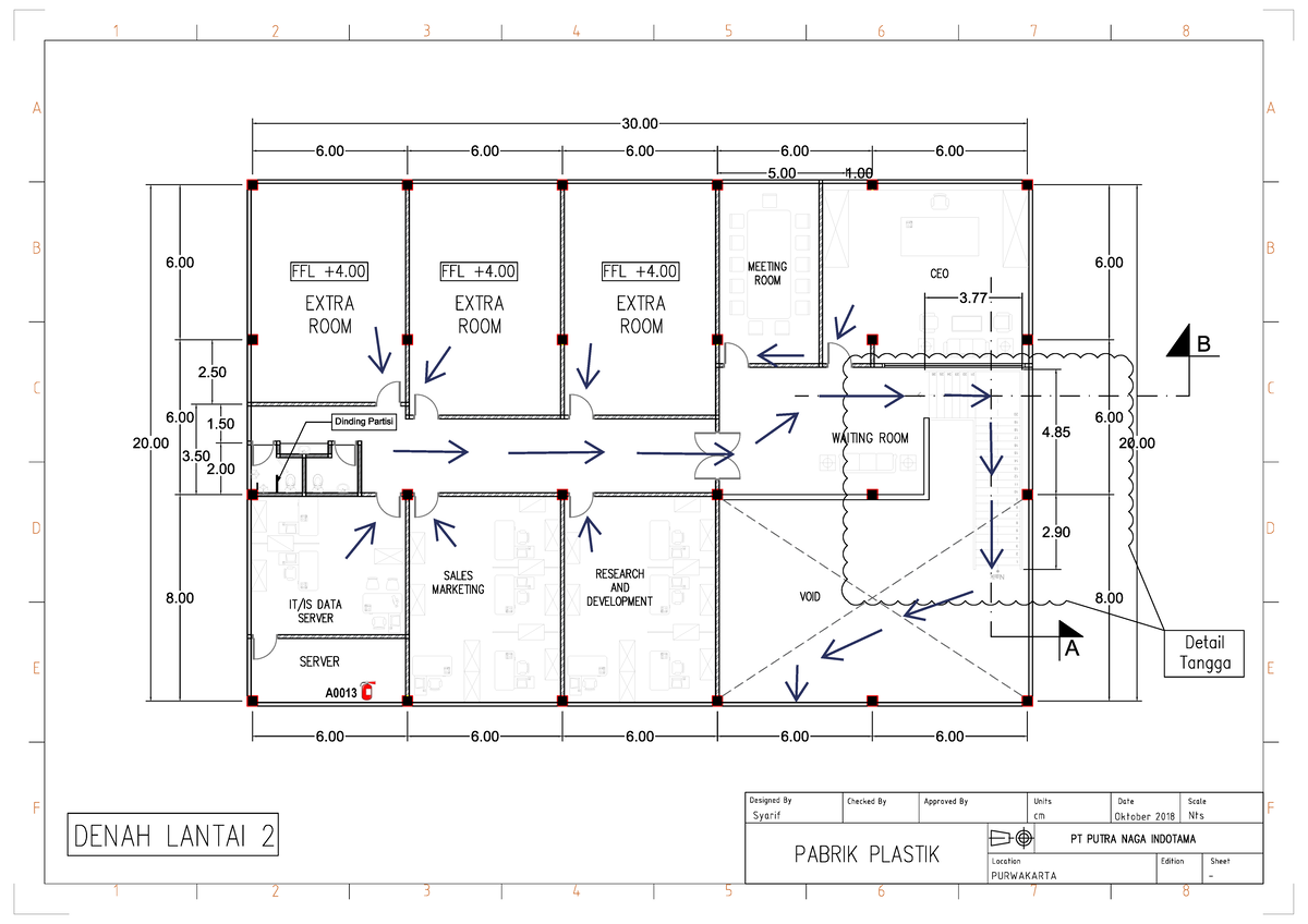 4. PWK Layout APAR beserta Jalur Evakuasi - Ergonomics, Occupational ...