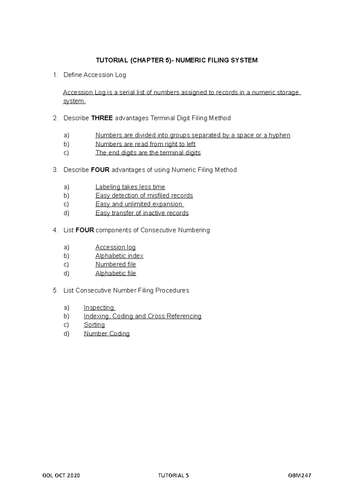 Tutorial 5 Muhammad ALIF Haikal BIN Azman - TUTORIAL (CHAPTER 5 ...
