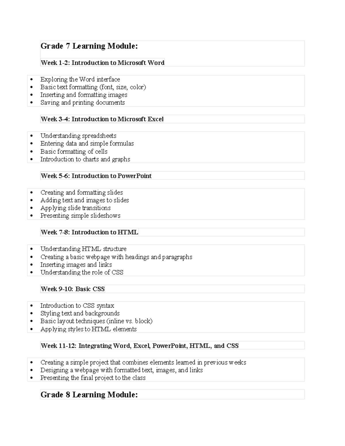 Grade 7 Learning Module - Grade 7 Learning Module: Week 1-2 ...