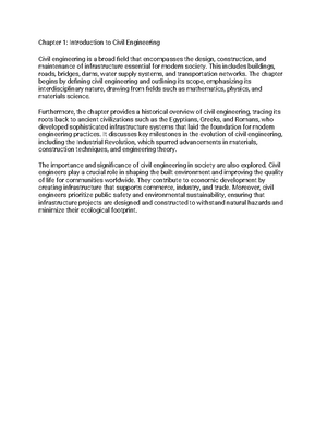 CIVIL ENGINEERING - Exploring Civil Engineering: A Comprehensive ...