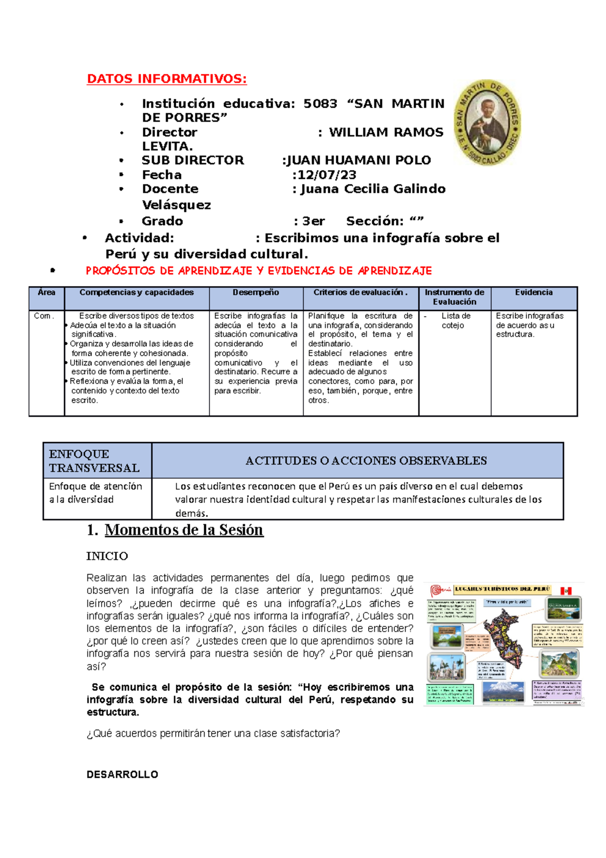 COM- Escribimos Infografias Sobre Diversidad Cultural - DATOS ...