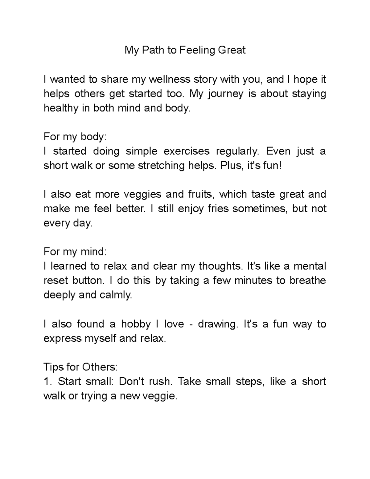Health is wealth - notes - My Path to Feeling Great I wanted to share ...