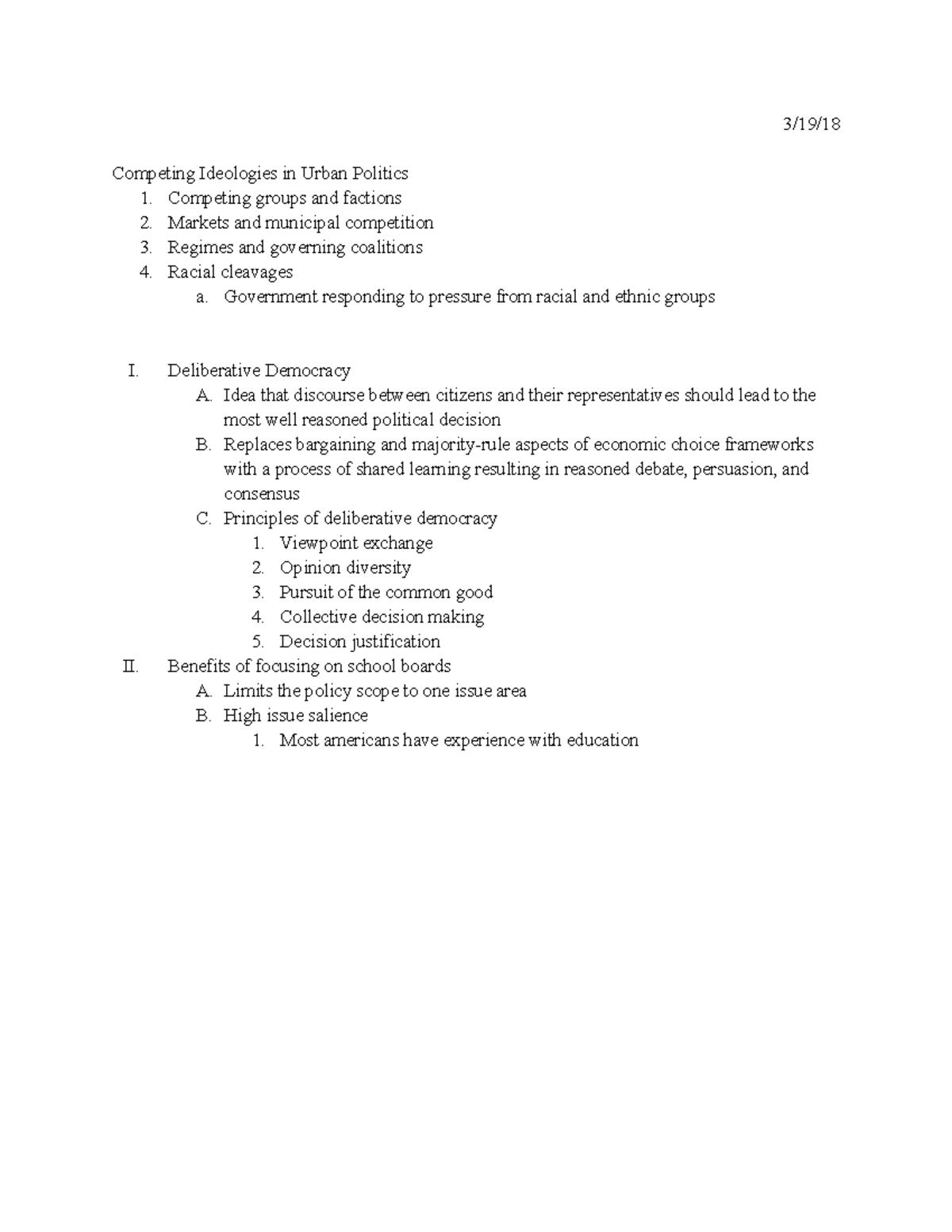 Johnathan Collins Special Guest Lecture - 3/19/ Competing Ideologies in ...