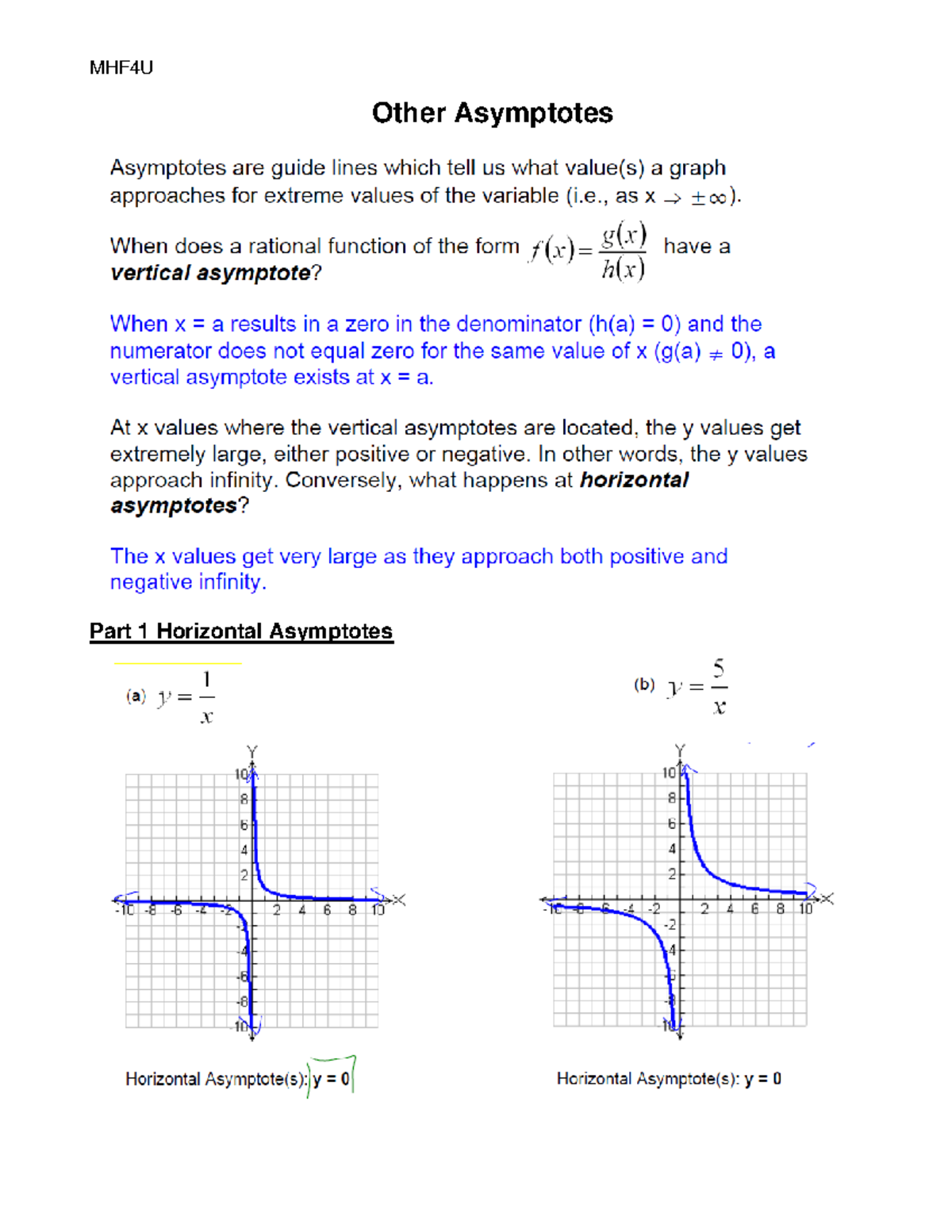 3.2 Other Asymptotes filled in - MHF4U Other Asymptotes Part 1 ...