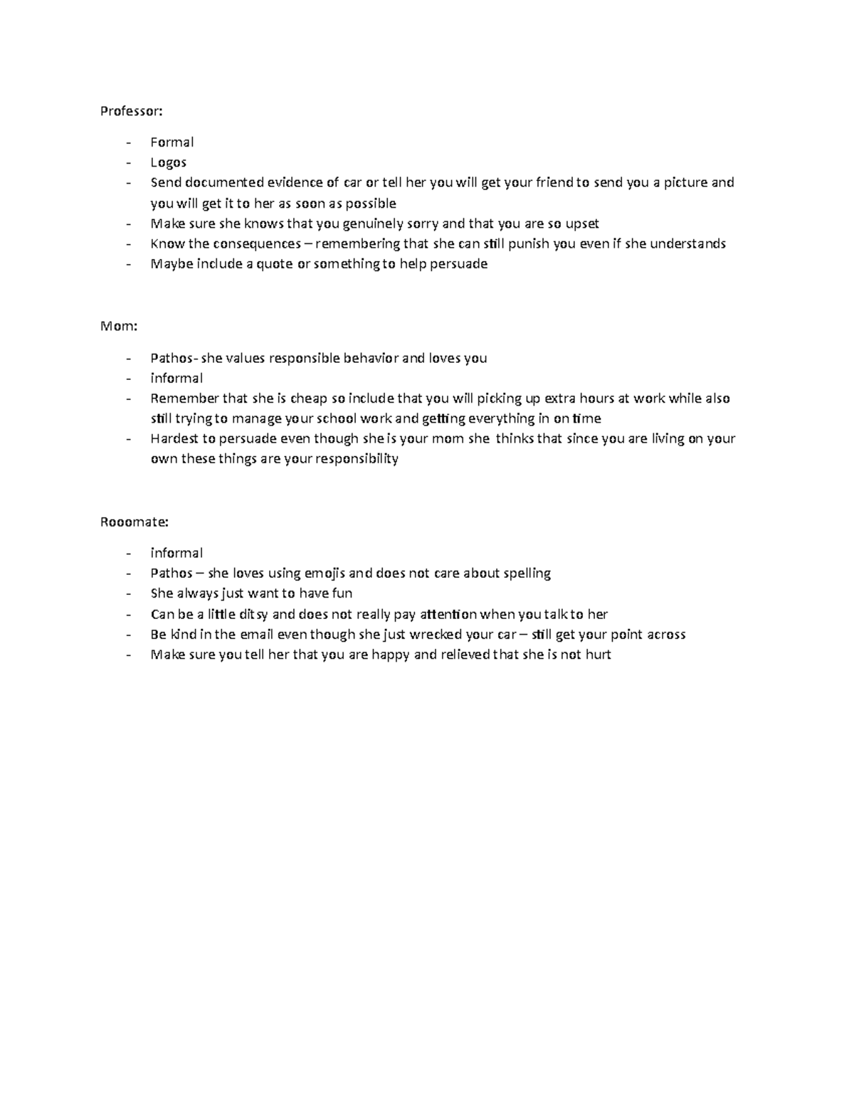Document - Chapter 12 notes - Professor: Formal Logos Send documented ...