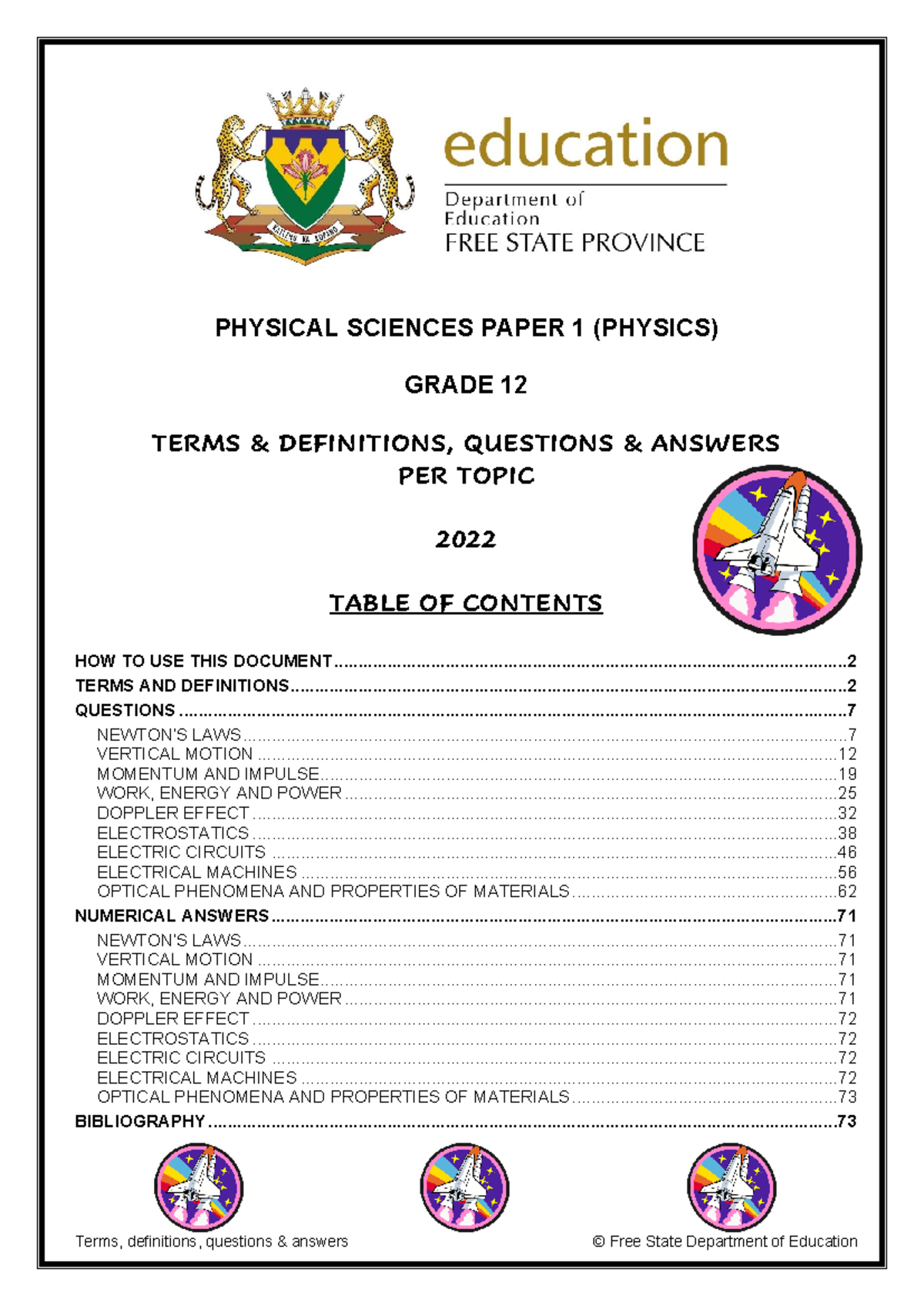 2022 Phy Sci T&D Gr 12 P1 Questions Eng - PHYSICAL SCIENCES PAPER 1 ...