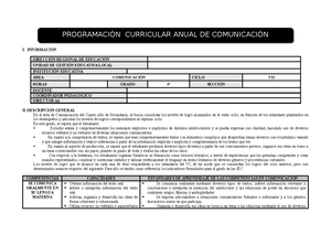 EPT1- Unidad 1 - PLANIFICACIÓN DE LA SESIÓN DE APRENDIZAJE SESION APRENDIZAJE - PLANIFICACIÓN DE ...