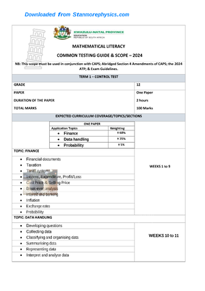Datahantering WCED Notes - Direktoraat: Kurrikulum VOO VAK EN GRAAD ...