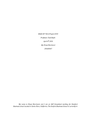 BSAD 426 Course Outline 2021 - The STFX BBA in Accounting is recognized ...