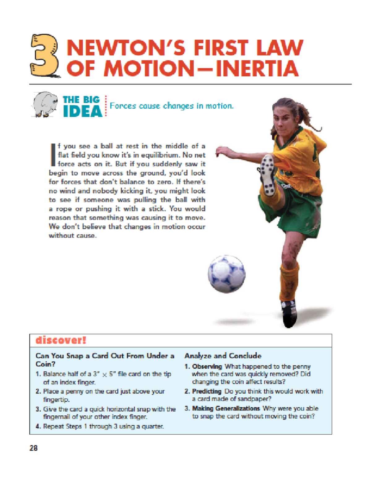 Ch. 3 - Newtons First Law SE - Studocu