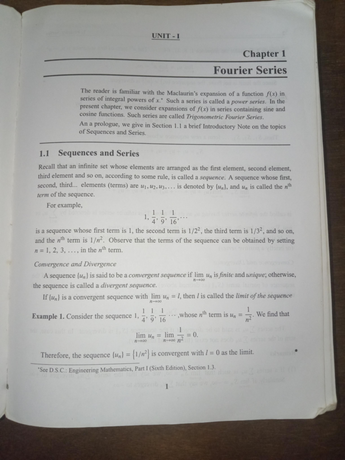 Fourier series - Text book Dr KSC - UNIT I Chapter 1 Fourier Series The ...