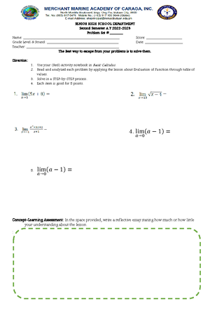 TOS General Mathematics Finals - ROQUI MABUGAY GONZAGA GRADE 11 [PLATO ...