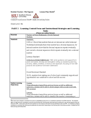 Behavioral Objectives Assignment - Behavioral Objectives Sorting ...