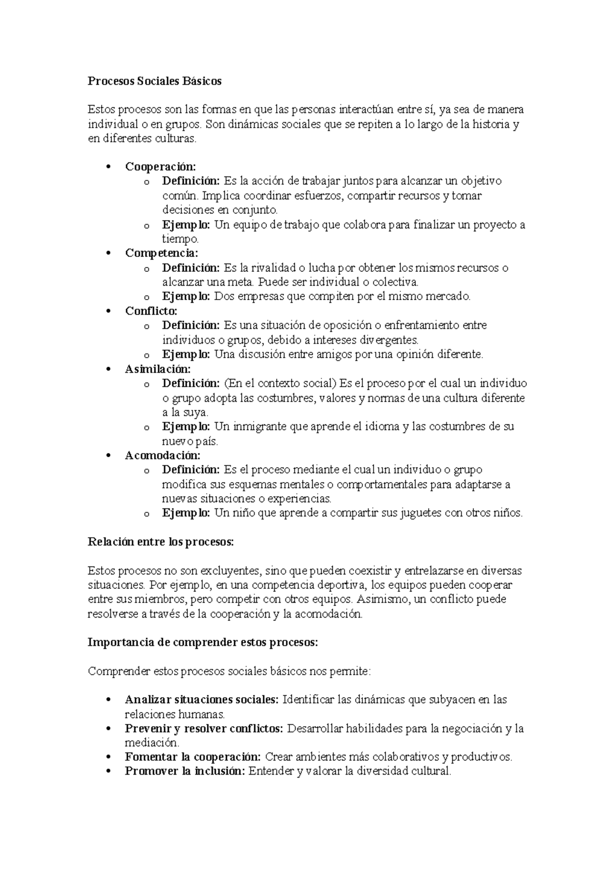 25 Procesos Sociales Basicos - Procesos Sociales Básicos Estos procesos ...