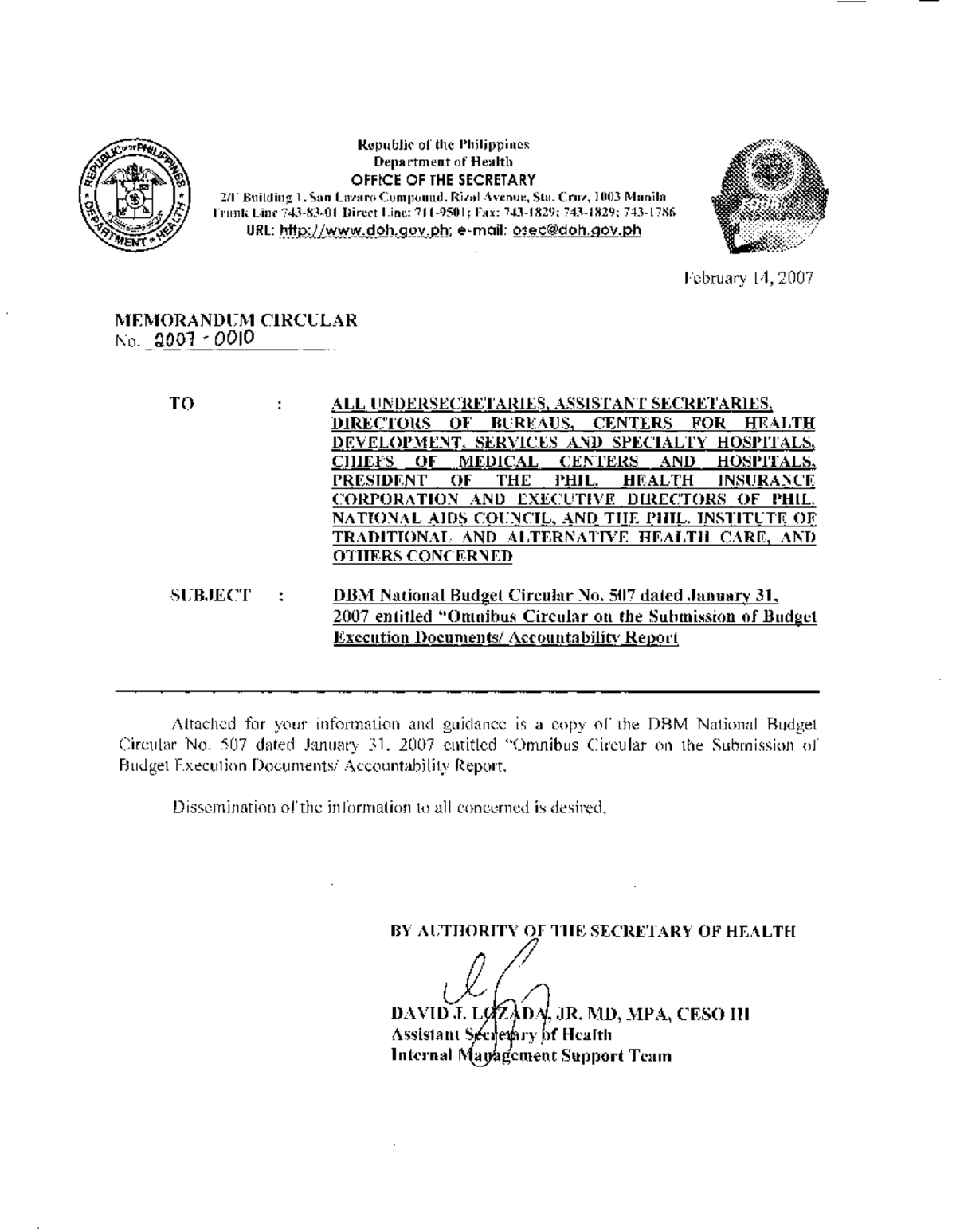 DBM NBC 507 - Government Accounting - BS Accountancy - UBian - Studocu