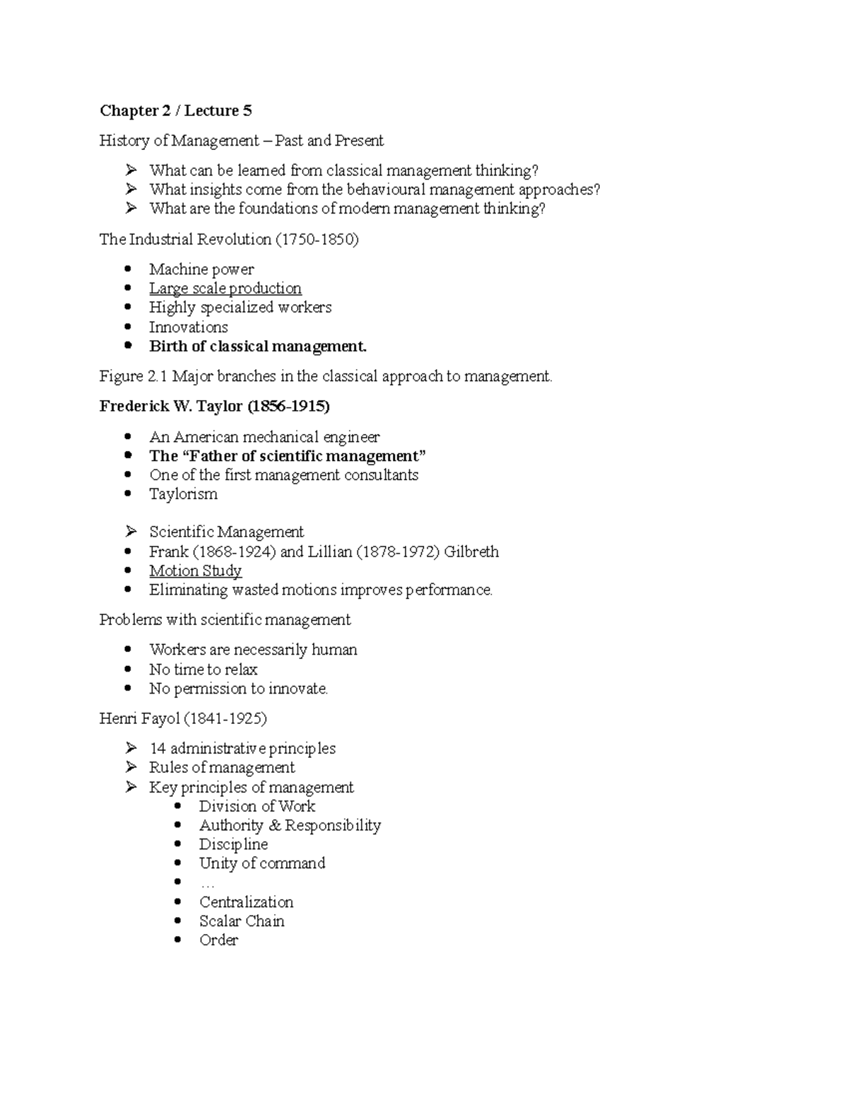 GMS200 Chapter 2 Lecture 5 - Chapter 2 / Lecture 5 History of ...
