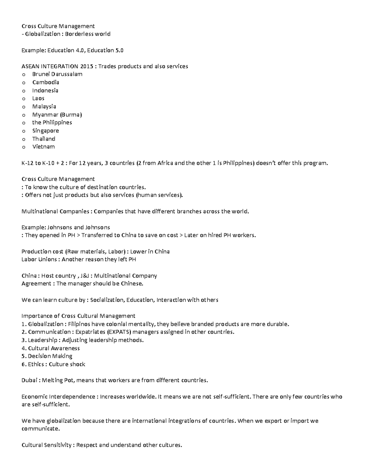 CCM- Reviewer - review - Cross Culture Management Globalization ...