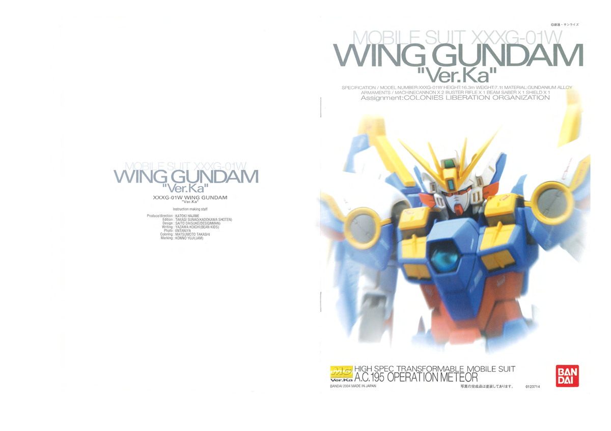 gundam wing zero schematics - ART6391C - Studocu