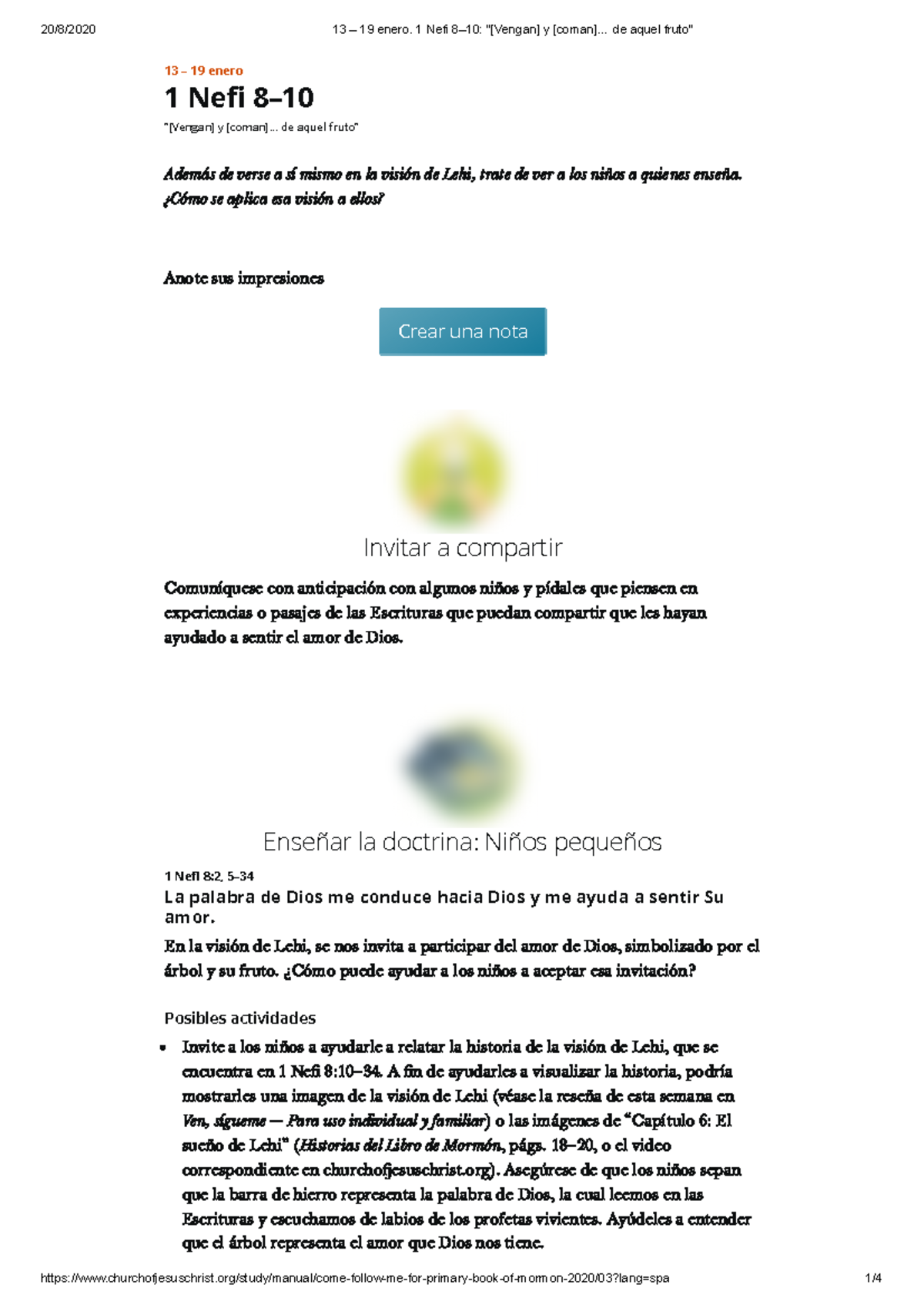 473088940 13 19 enero 1 Nefi 8 10 Vengan y coman de aquel fruto pdf ...