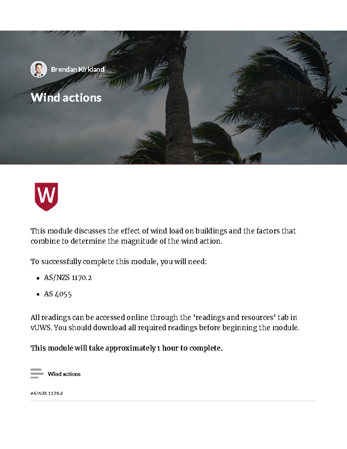 Wind-actions - This module discusses the eect of wind load on buildings ...