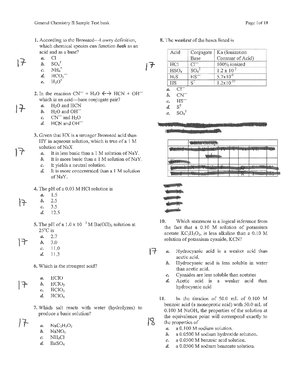 CHEM 1310 - NSU - General Chemistry II/Lab - Studocu